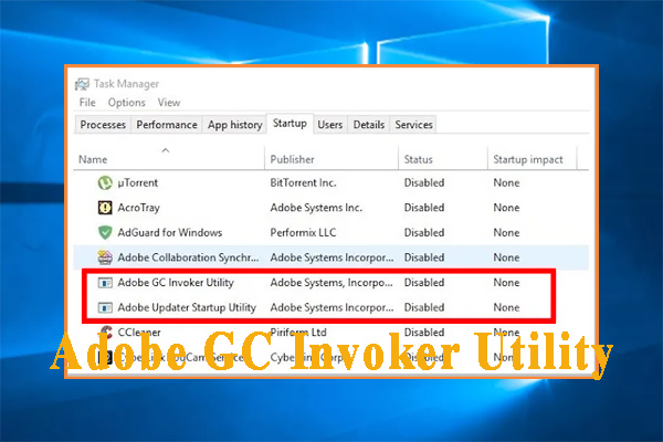 ¿Qué es la utilidad Adobe GC Invoker y cómo deshabilitarla?